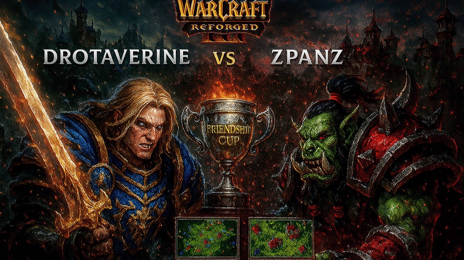 Warcraft 3 ATR: Drotaverine vs Zpanz — Friendship CUP Часть 8 | финал лузеров