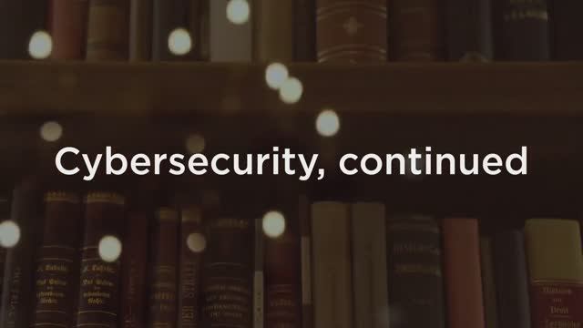 Лекция 9 - Кибербезопасность (часть 2) - Информатика для юристов, 2019