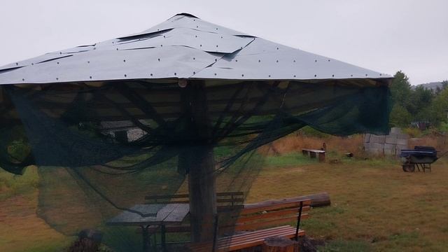 Круглая беседка завершена, УРААА!