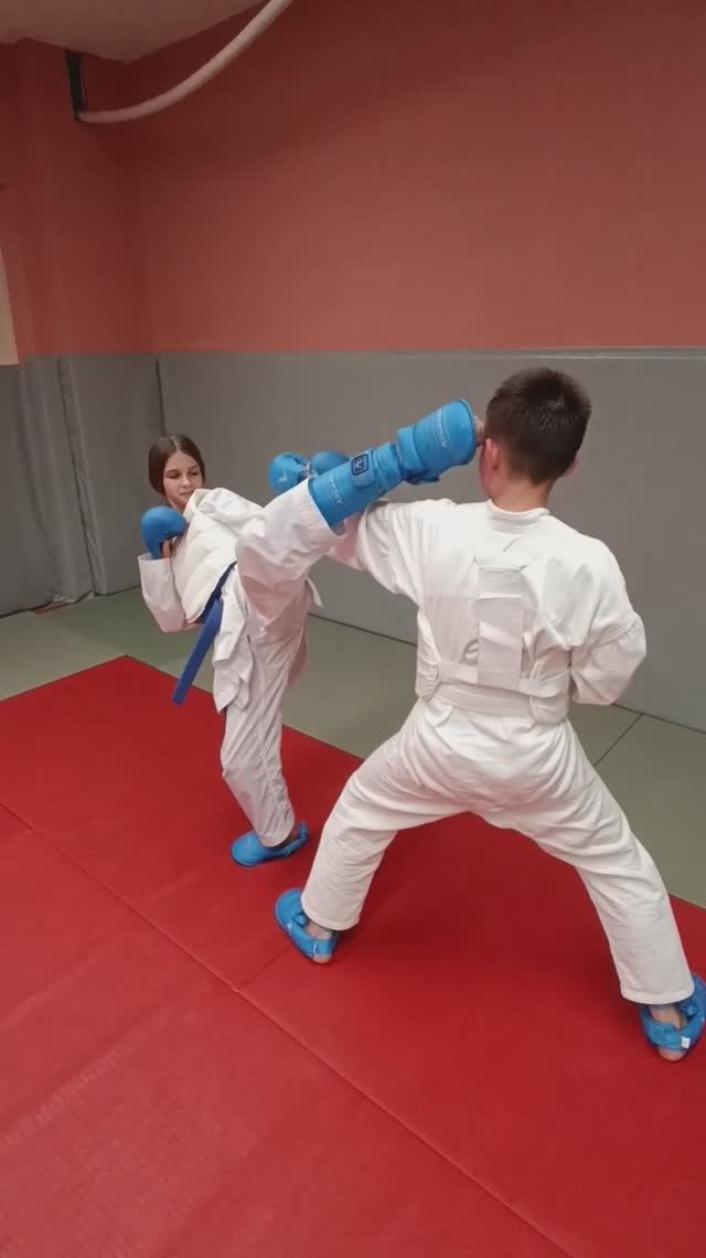 Отработка ударов ногами