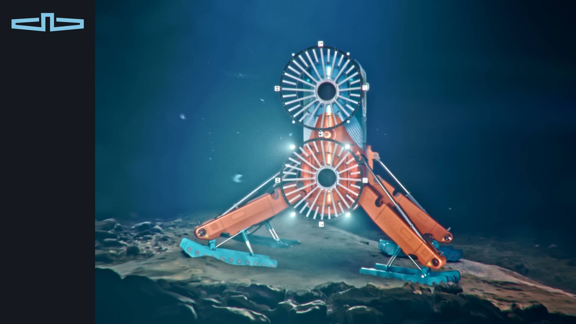 Донная необитаемая подводная станция «Октавис».  Ocean-bottom unmanned underwater station Octavis.