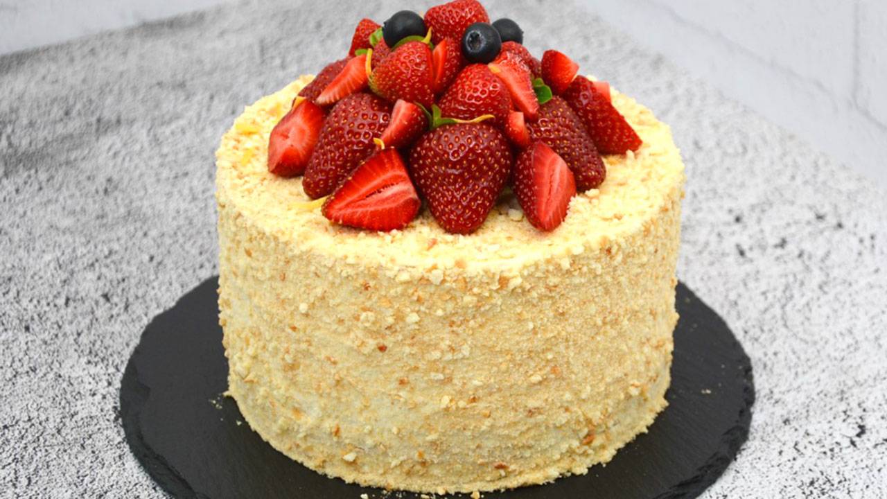 🍰 Тот самый, советский, Сметанник, как у бабушки 👵✨ Классический торт из ДЕТСТВА! Проще не бывает