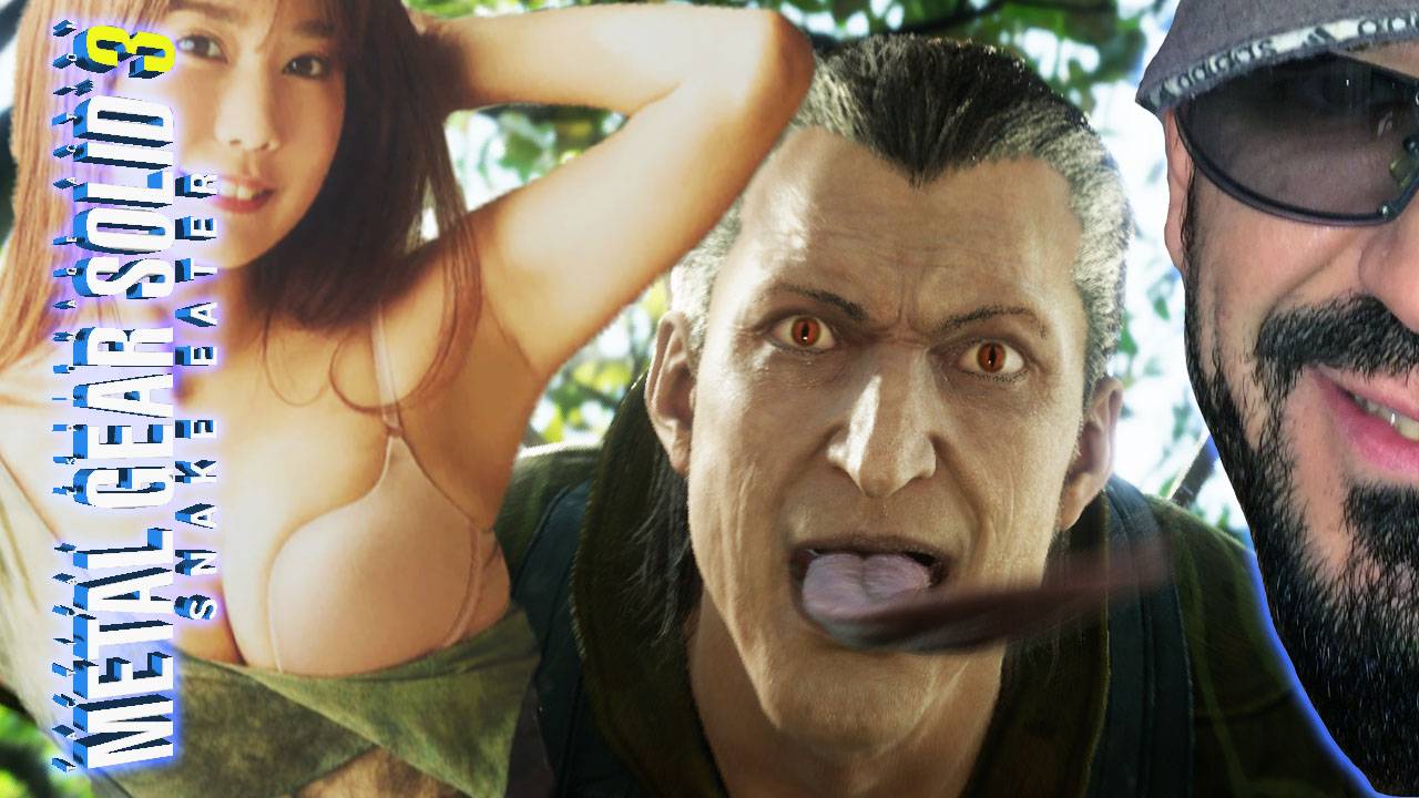 Мужик со змеиным языком и пьяный ученый Metal Gear Solid Snake Eater