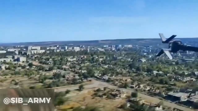 Бахмут сегодня с высоты птичьего полета.
