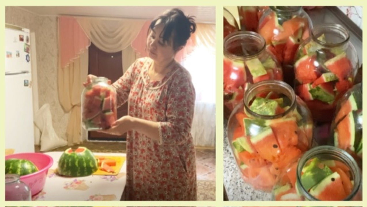 🍉 ЗАКРУТИЛА АРБУЗЫ на зиму /  маринованные не хуже 👍 рецепт и разговор на кухне 🏡