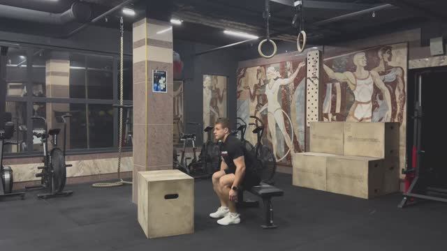 Динамические прыжки с лавки на короб|Dynamic Seated Box Jump