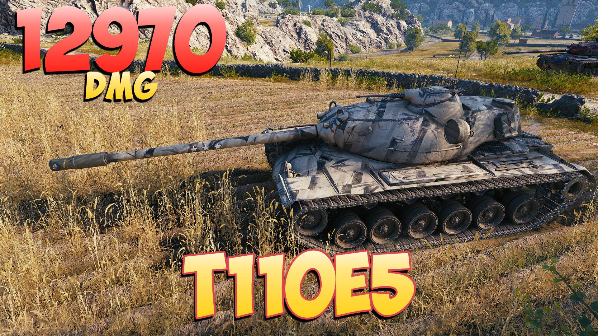 T110E5 • Энергичный! - 5 Фрагов 12.9K Урона • Мир Танков