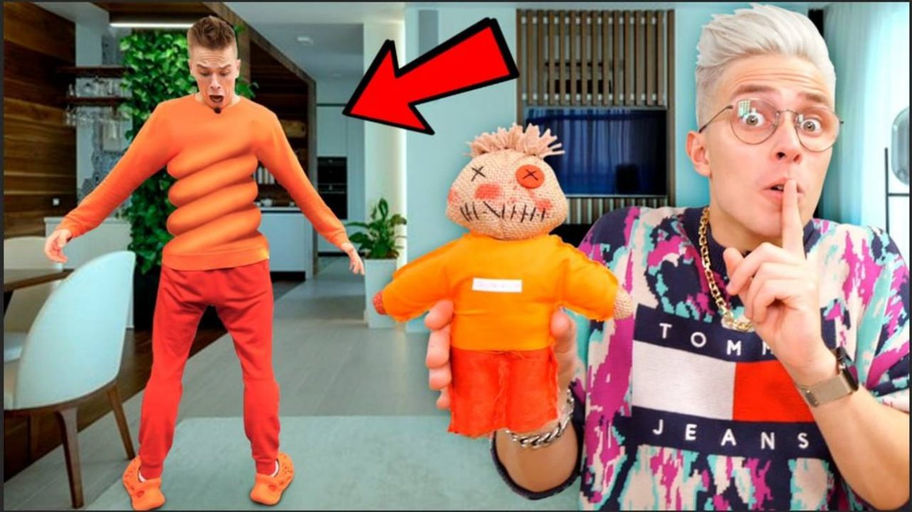 ПРАНКУЮ СВОЕГО ДРУГА КУКЛОЙ ВУДУ **сафик 1234 офигел**