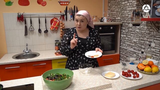 Утреннее меню. Готовим "Сытный салат"