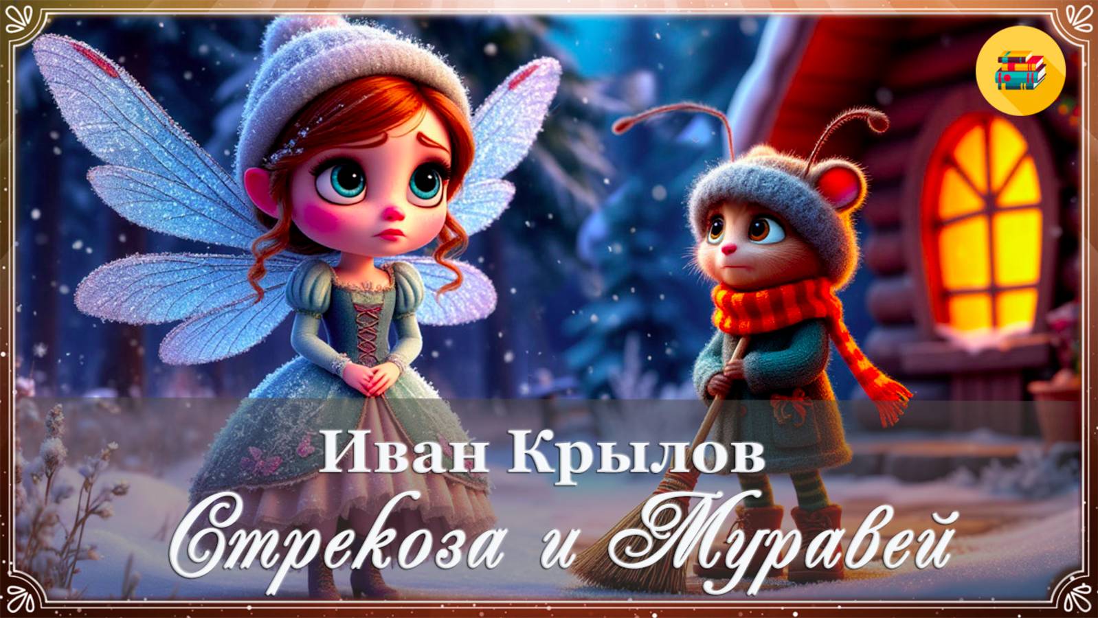🐜 Иван Крылов. Стрекоза и Муравей | Басни Крылова | Мультфильмы для детей