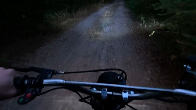 На мото в лес.