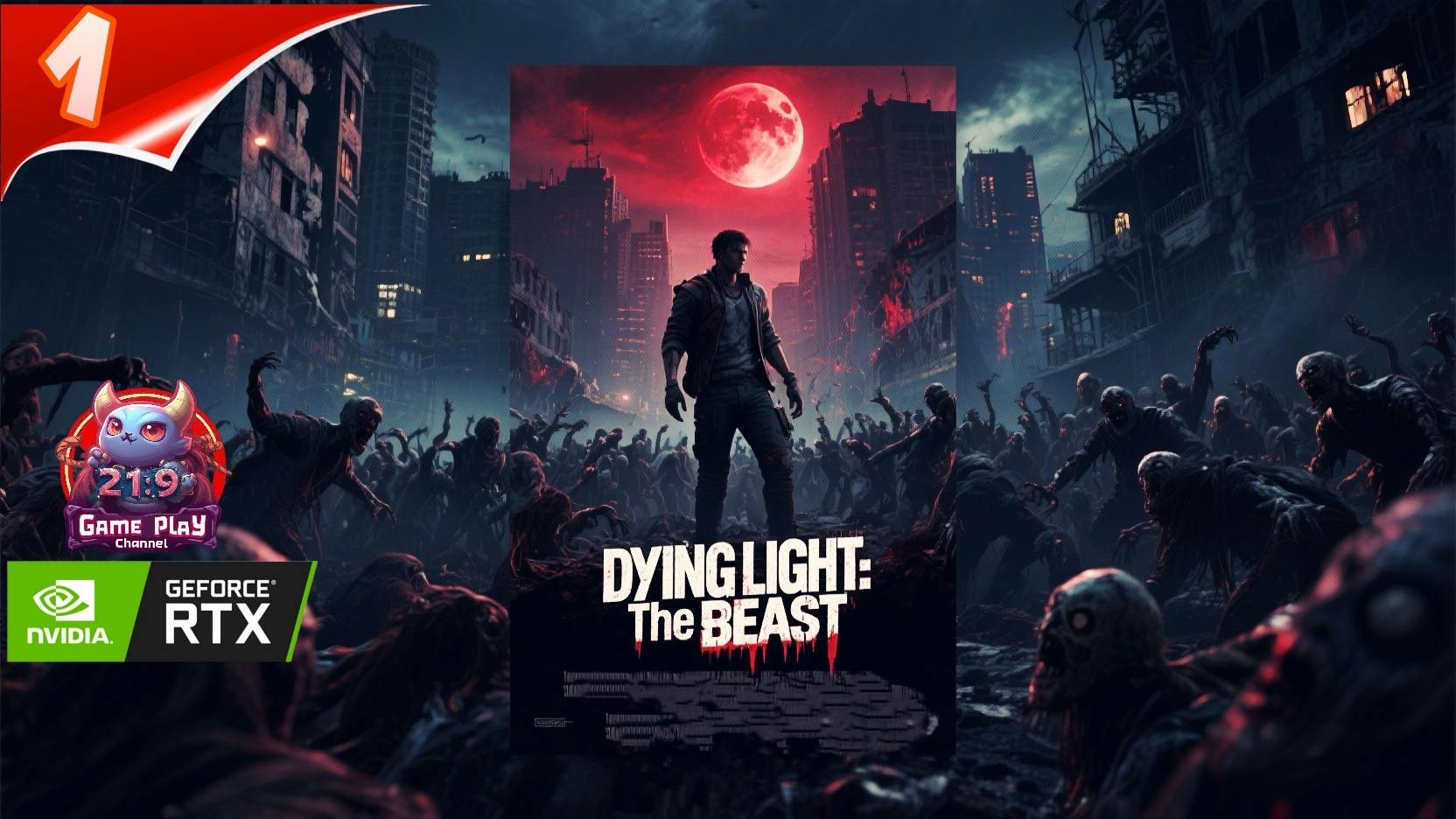 прохождение Dying Light: The Beast Первый взгляд в кооператив #ultrawide #horror