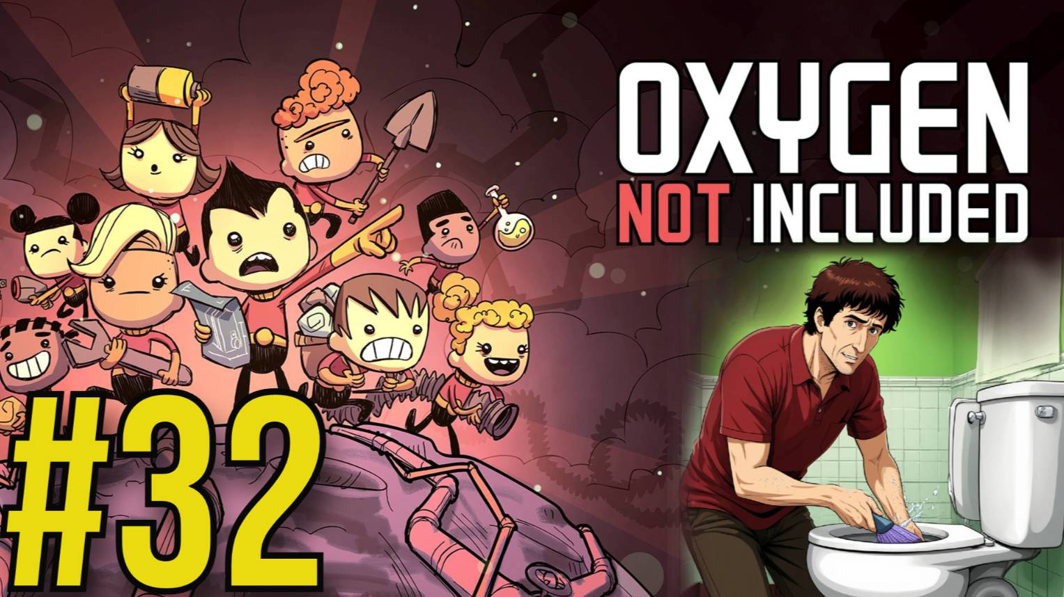 Oxygen Not Included (2025) Прохождение ч32 Начало стройки проекта Энергия космоса