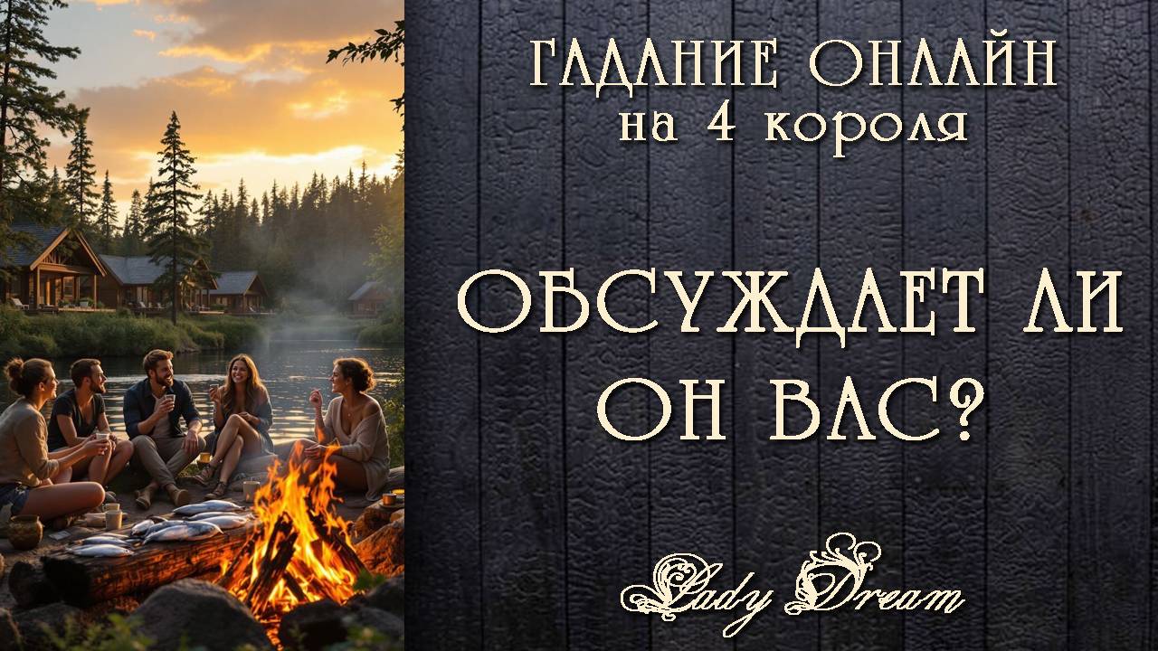 Обсуждает ли он Вас с кем-то? Что говорит? 4 короля таро онлайн гадание Lady Dream