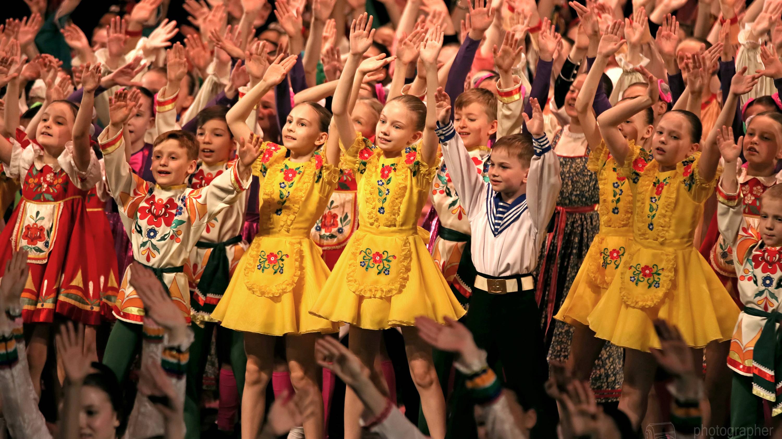 Финал концерта к 65-летию ансамбля. The finale of the concert for the ensemble's 65th anniversary.