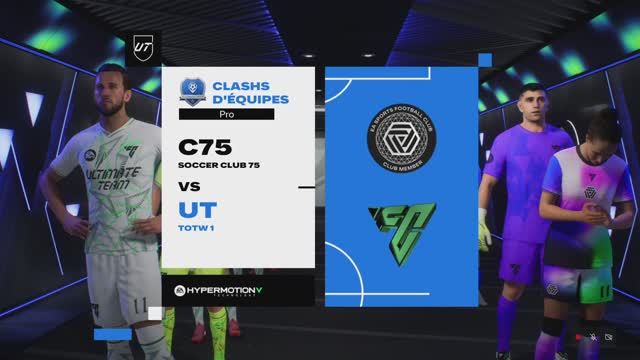Clash Equipe • Soccer Club 75 🆚 TOTW 1
