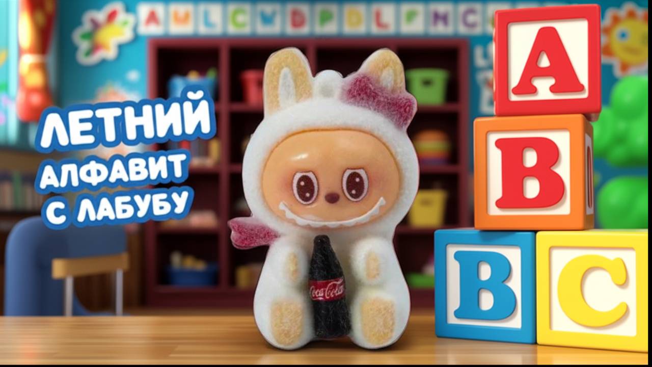 ✨ Летний алфавит с Лабубу Погружаемся в мир знаний! 📚
