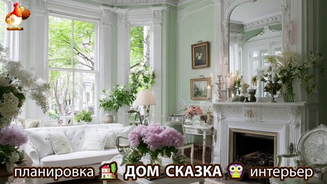 Сказочный дом мечты – 3D идея для вдохновения с планировкой и интерьером 🏡🏚️🏠 вариант (373)