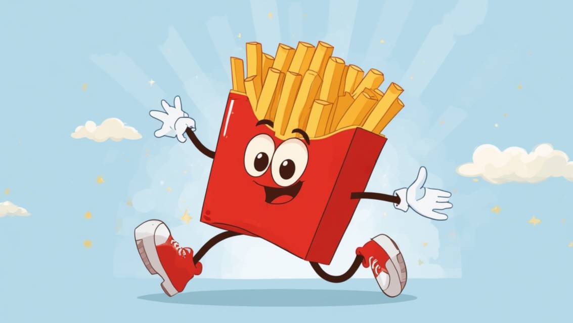 Весёлая картошка фри 🤩 | смешные мультики для детей