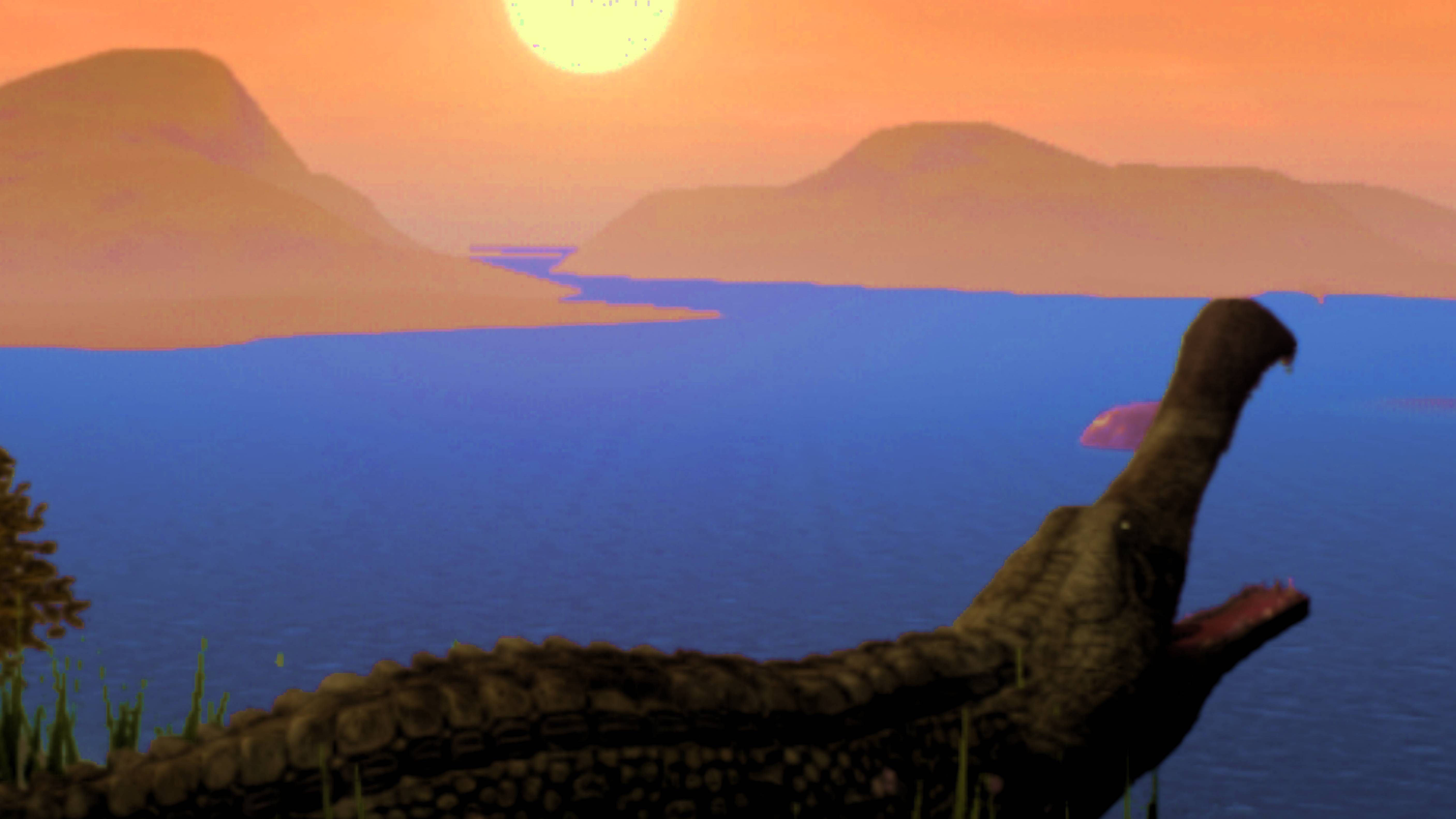 саркозух-подводный хищник! Выживание the cursed isle!