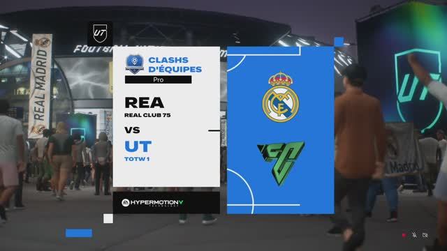 Clash Equipe • Real Club 75 🆚 TOTW 1