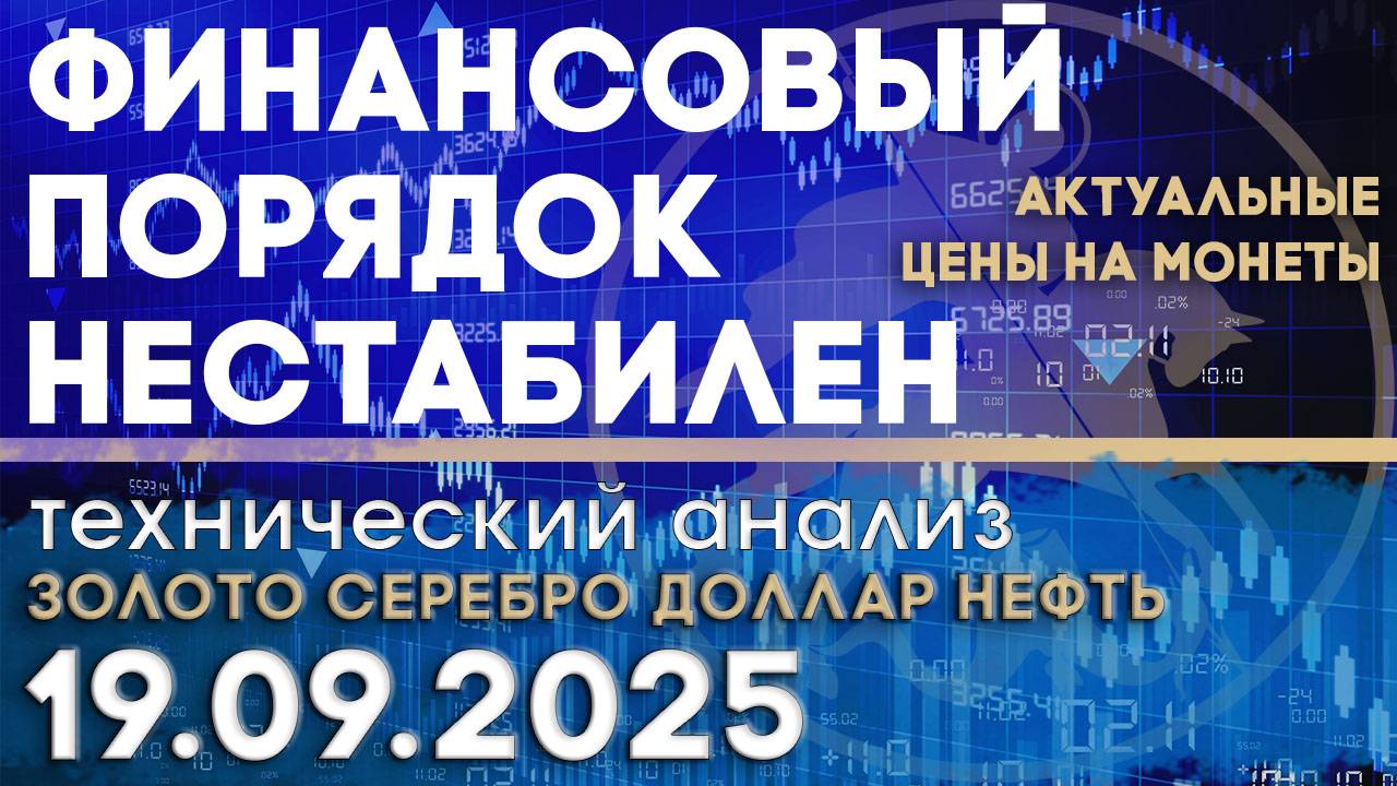Финансовый порядок. Итоги заседания ФРС. Анализ рынка золота, серебра, нефти, доллара 19.09.2025 г