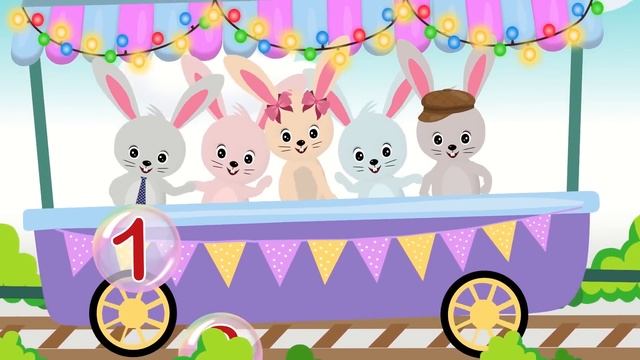 ПАРОВОЗИК🚂 УЧИМ ЦИФРЫ 🌈 ВЕСЕЛАЯ ПЕСЕНКА ДЛЯ ДЕТЕЙ🎵