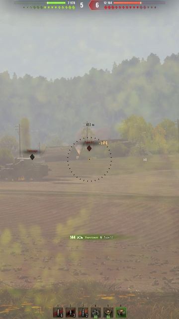 Замаскированный! • ISU-152K - 5 Фрагов 6.9K Урона #wot #ISU152K #миртанков #wotbestmoments