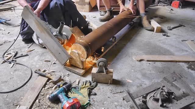 Anyone Can Make Railway Wheels From A Pipe - the cheapest wheels possible