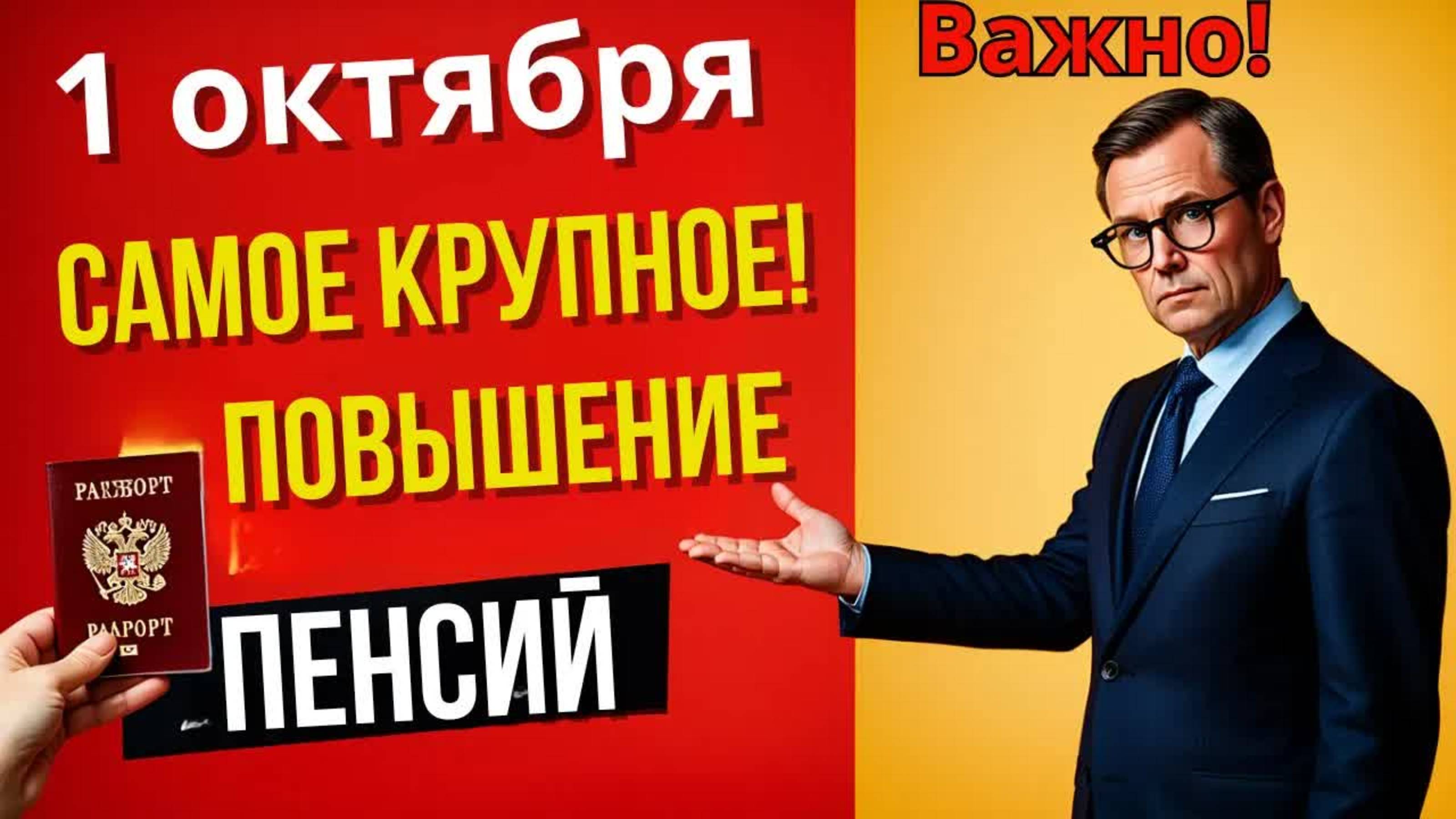 Внимание! С 1 октября Пенсионерам грядёт Рекордное Повышение Выплат этой Осенью