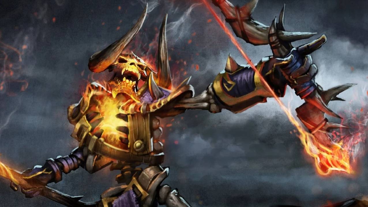 DOTA 2 (Clinkz gameplay)