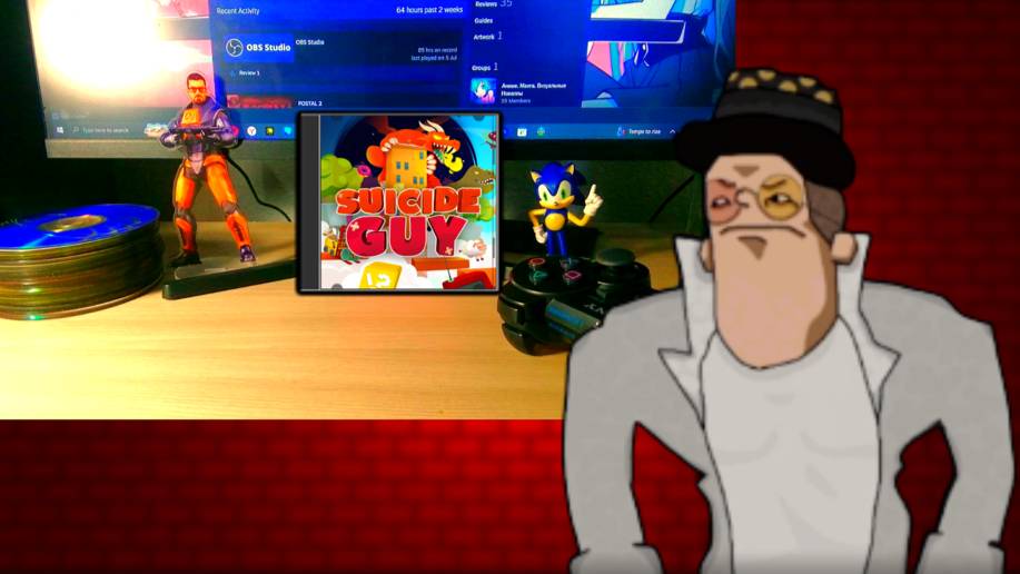 Нарезка стрима Димон Xanda1r смотрит Дерьмовый Апзоор 8 серия 1 сезона - Suicide Guy | Обзор Игры #8