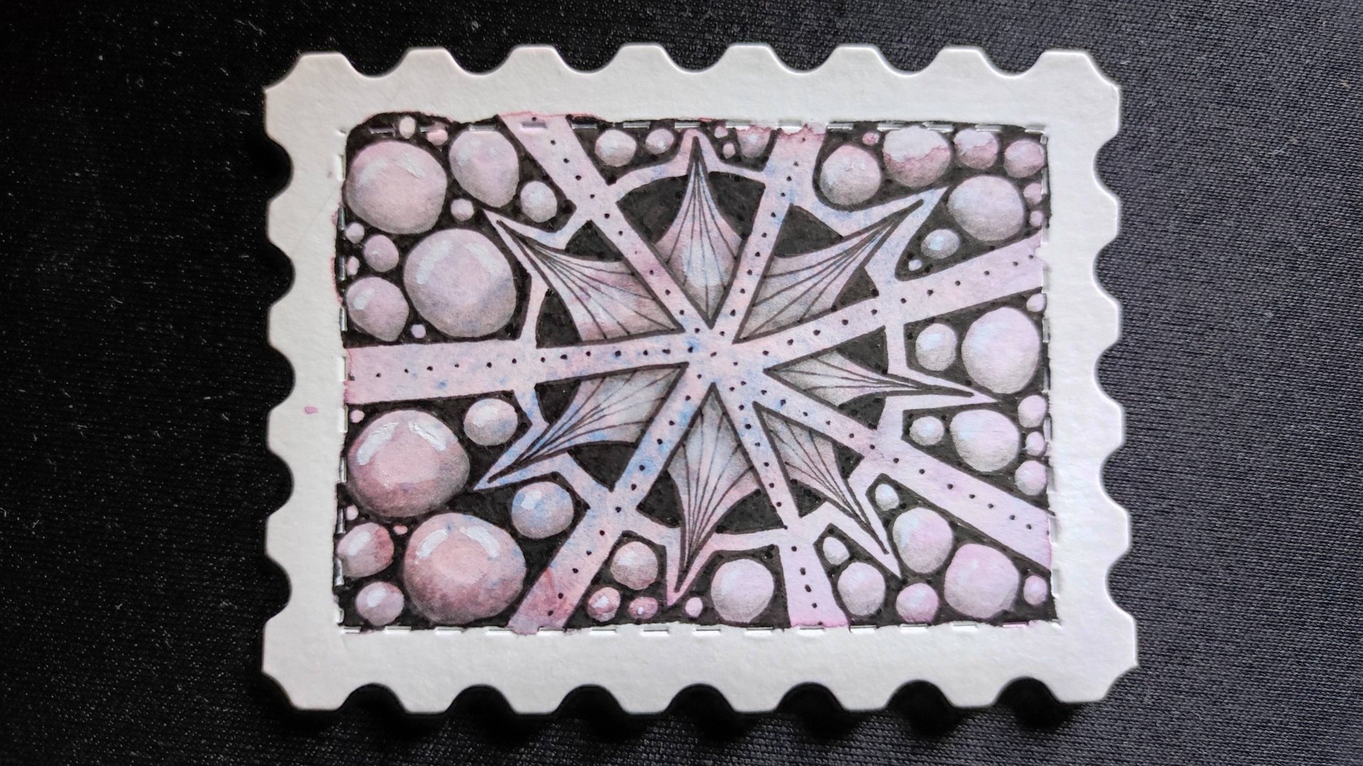 АКВАРЕЛЬНАЯ ОТКРЫТКА Волшебная звезда