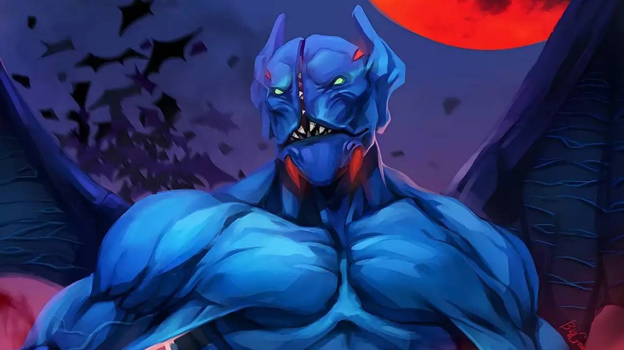 DOTA 2 (Night Stalker gameplay)