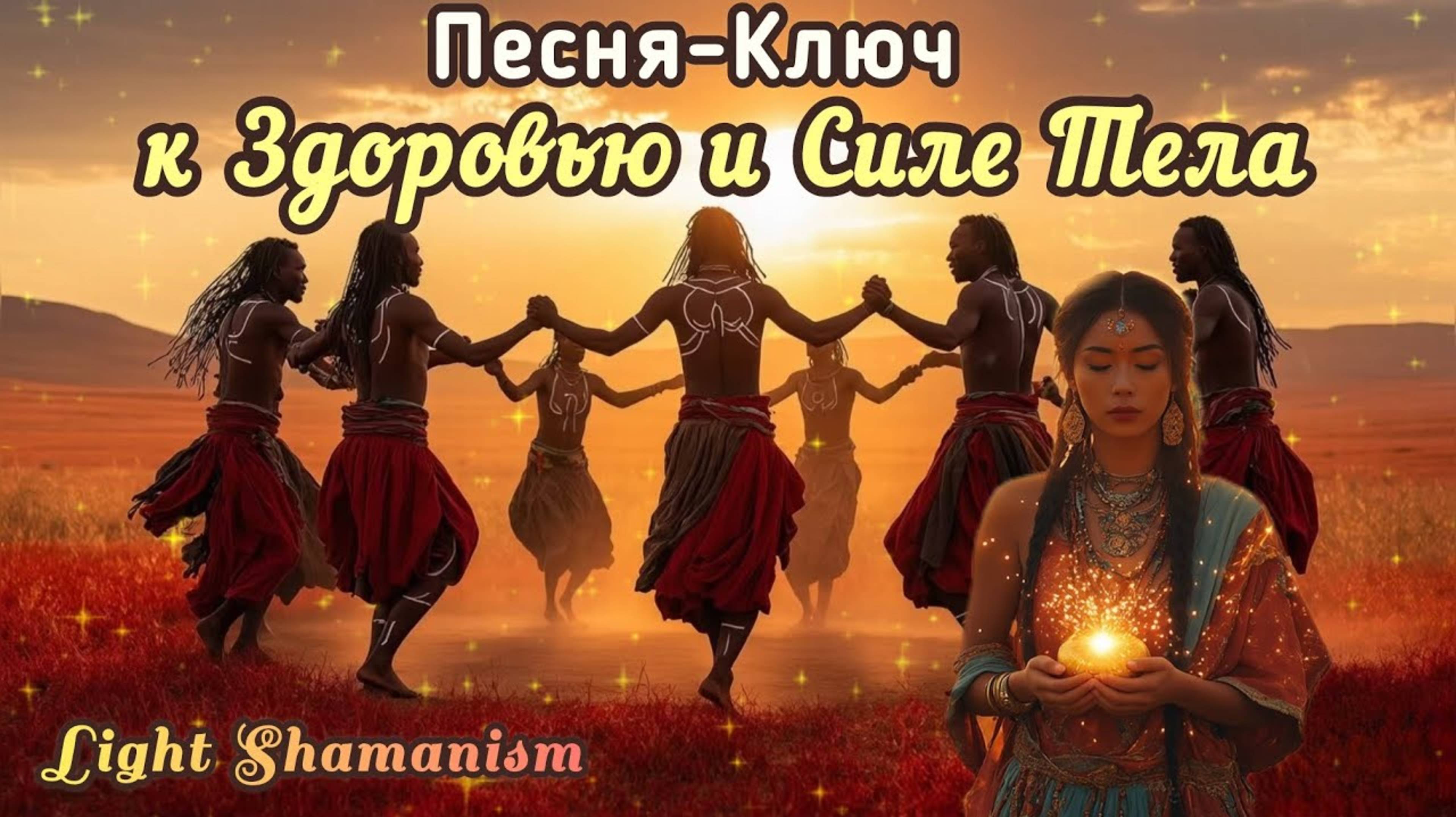 ☀️Песня-Аффирмация для Клеточного Обновления Шаманская аффирмация для силы исцеления и сияния души