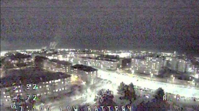 Cetus X полёт в тёмное время суток.