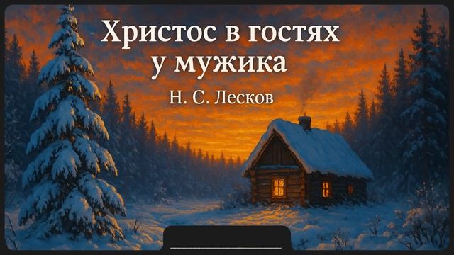 Аудиокнига."Христос в гостях у мужика."Н.С.Лесков
