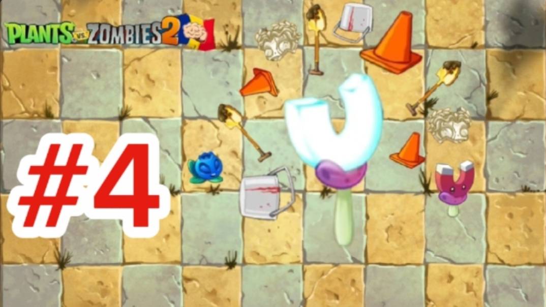 Этот магнит притягивает почти любую защиту! Plants vs zombies 2 Romania #4