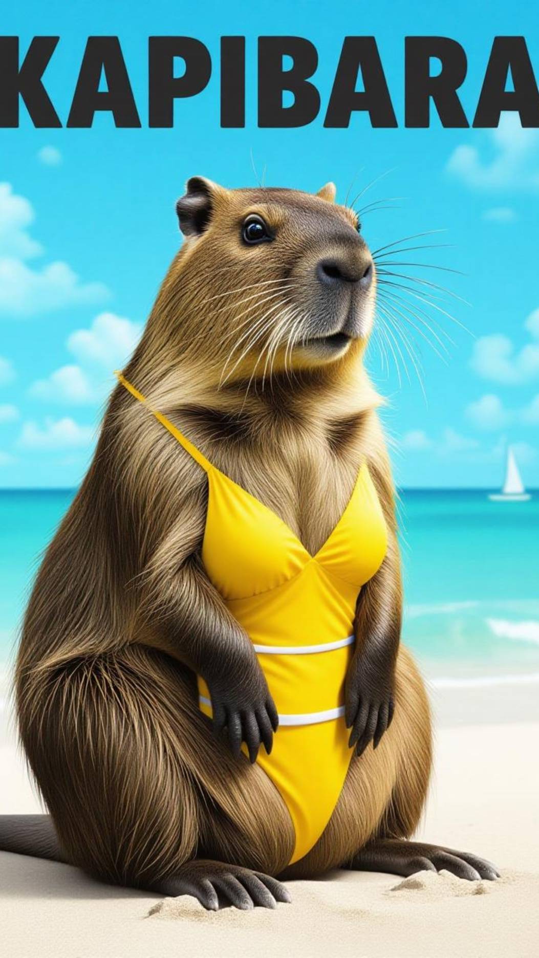 Капибары загарает