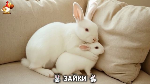 Зая и Зайчата 🐰🐇🐇 Веселые истории из жизни семейства зайчиков (107)