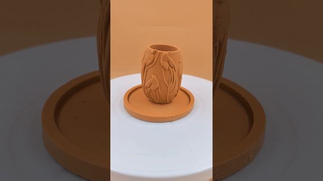 ПОДСВЕЧНИК ИЗ ГИПСА СТАКАНЧИК