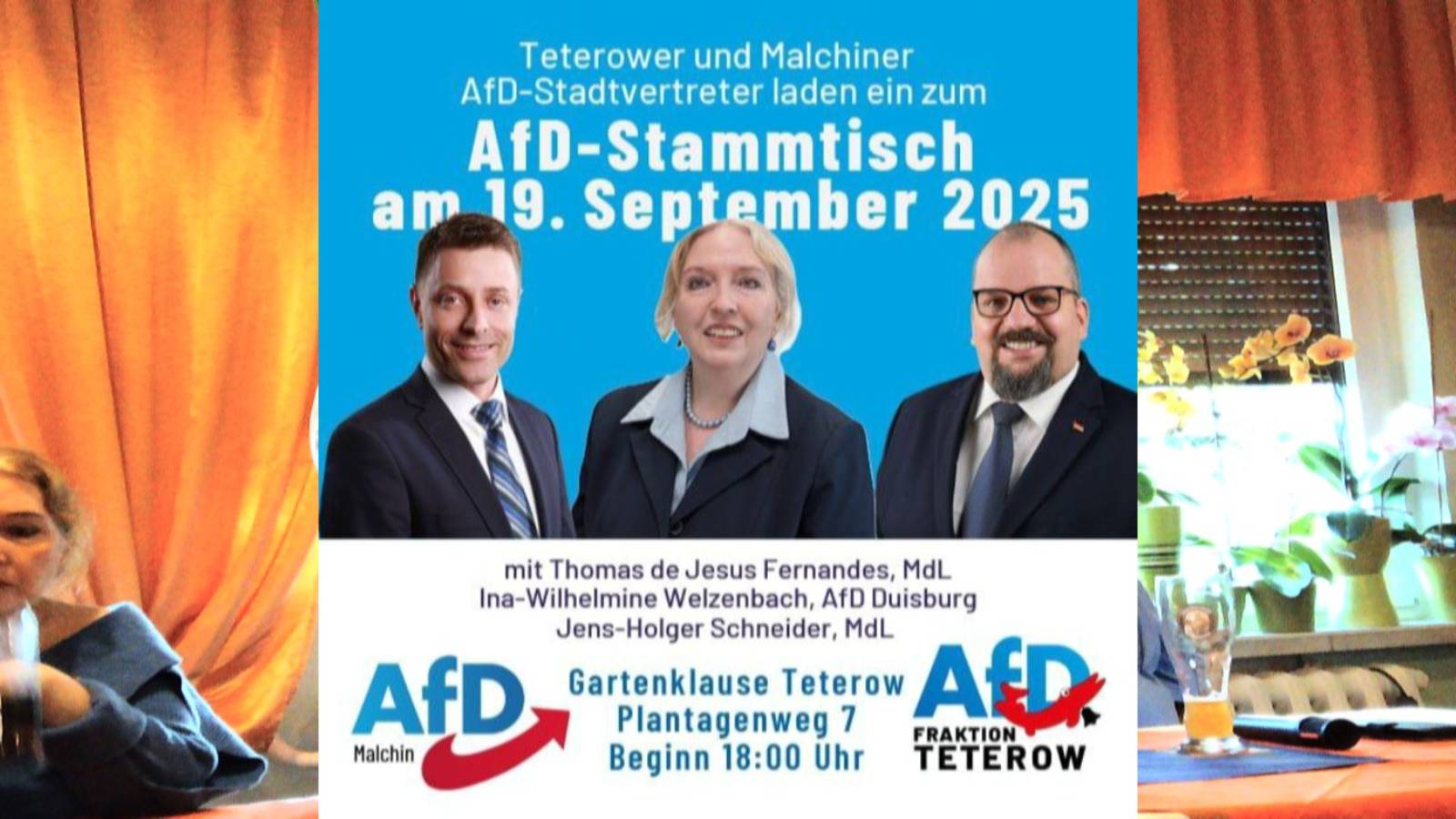 🚨19.09.2025 Teterow 💙 Gartenklause 💙AFD-Bürgerdialog 🎥 Der Film🚨