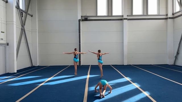 ТР 2 спортивный, Бартель К. - Бартель А. - Амирова Е. , Темповое упражнение