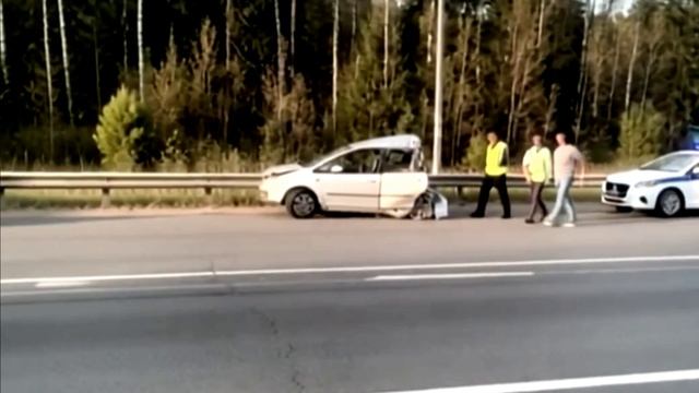 Авария на трассе М7 поворот на Мстеру
