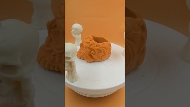 ПОДСВЕЧНИК ИЗ ГИПСА ХОРОР
