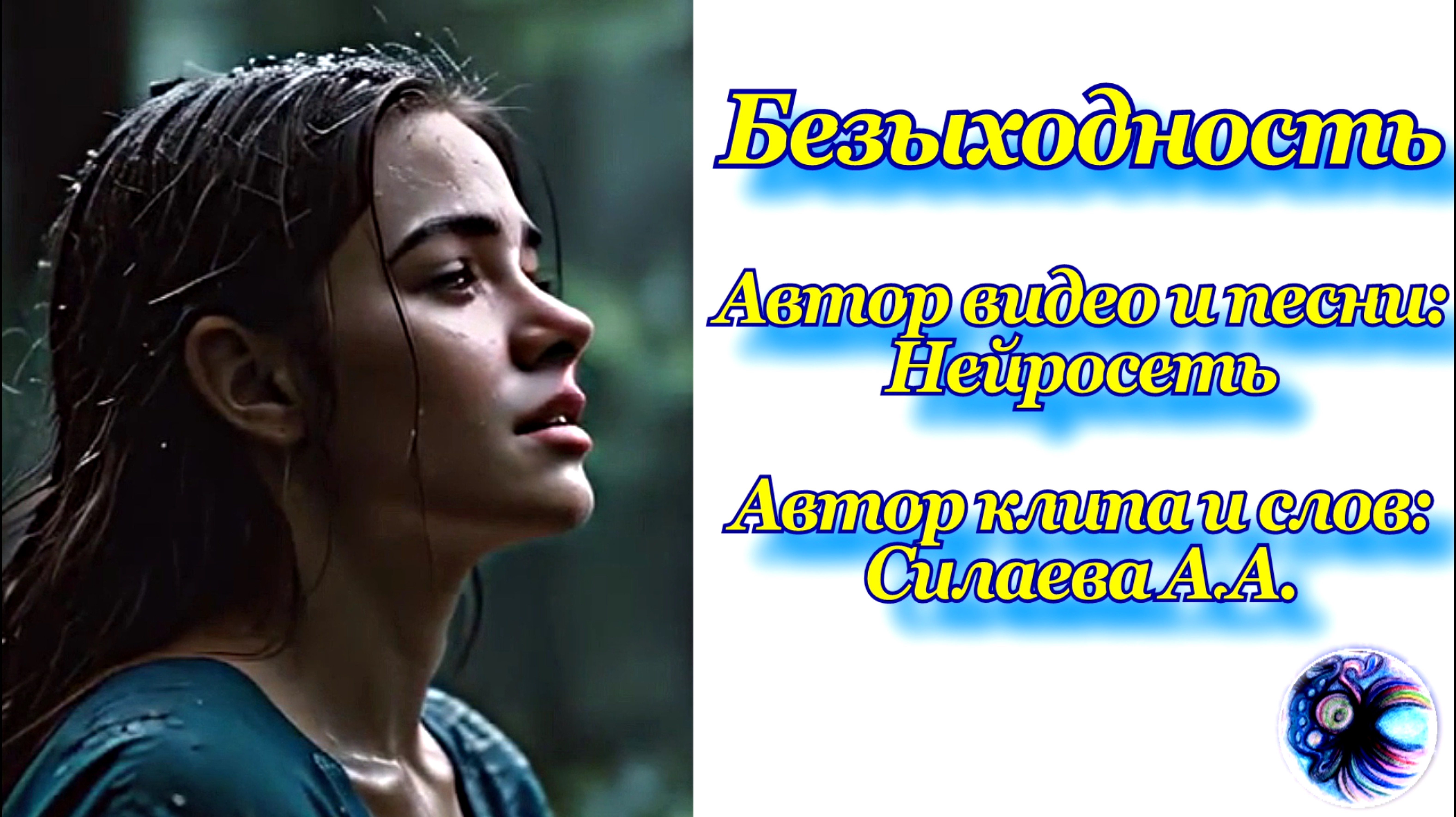 Ритмичная песня "Безысходность" на мои стихи с помощью нейросетей