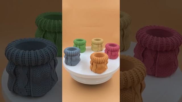 Подсвечник из гипса цветного, мастер модели.