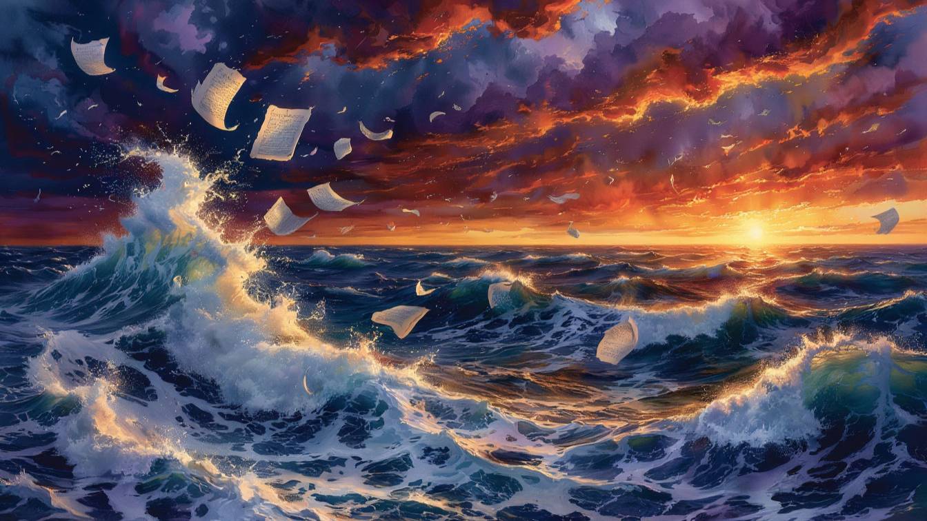 Рвать чистоту бумаги белой  (Blues)