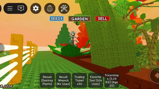 создал новый коркус в grow a garden