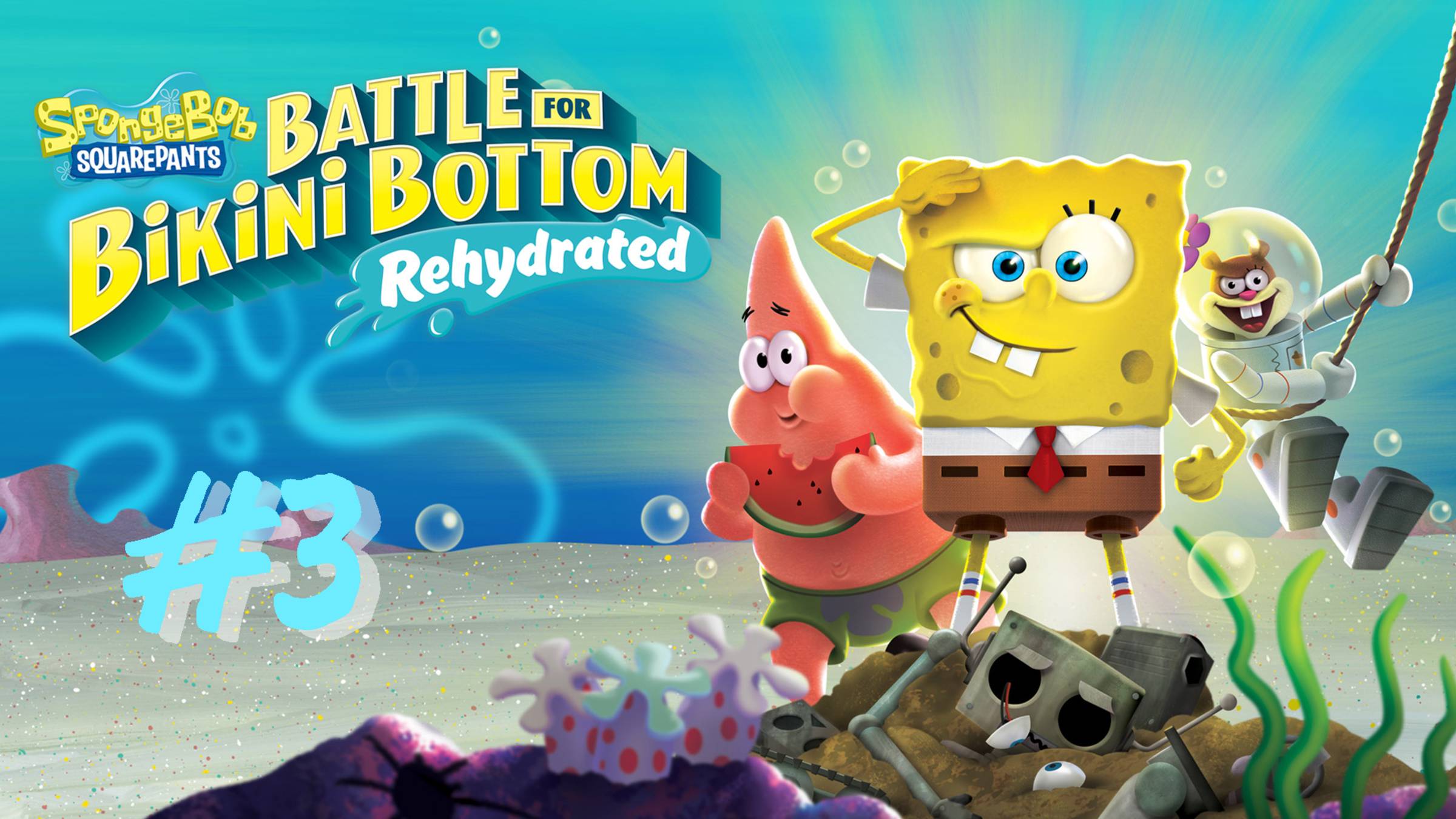 Spongebob Squarepants Battle for Bikini Bottom Rehydrated {Серия 3} Король Медуз